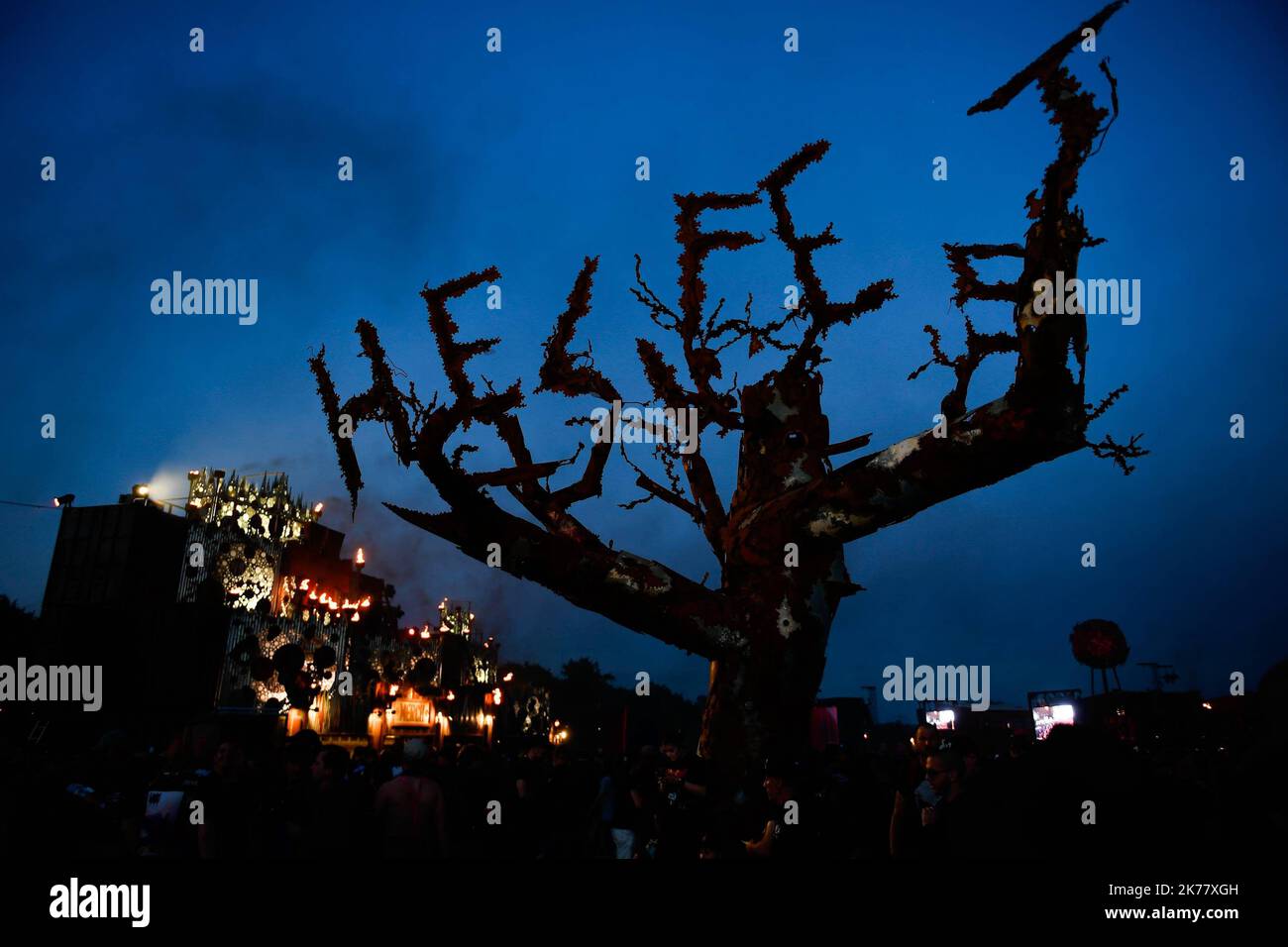 The Hellfest metal music festival in Clisson Stock Photo - Alamy