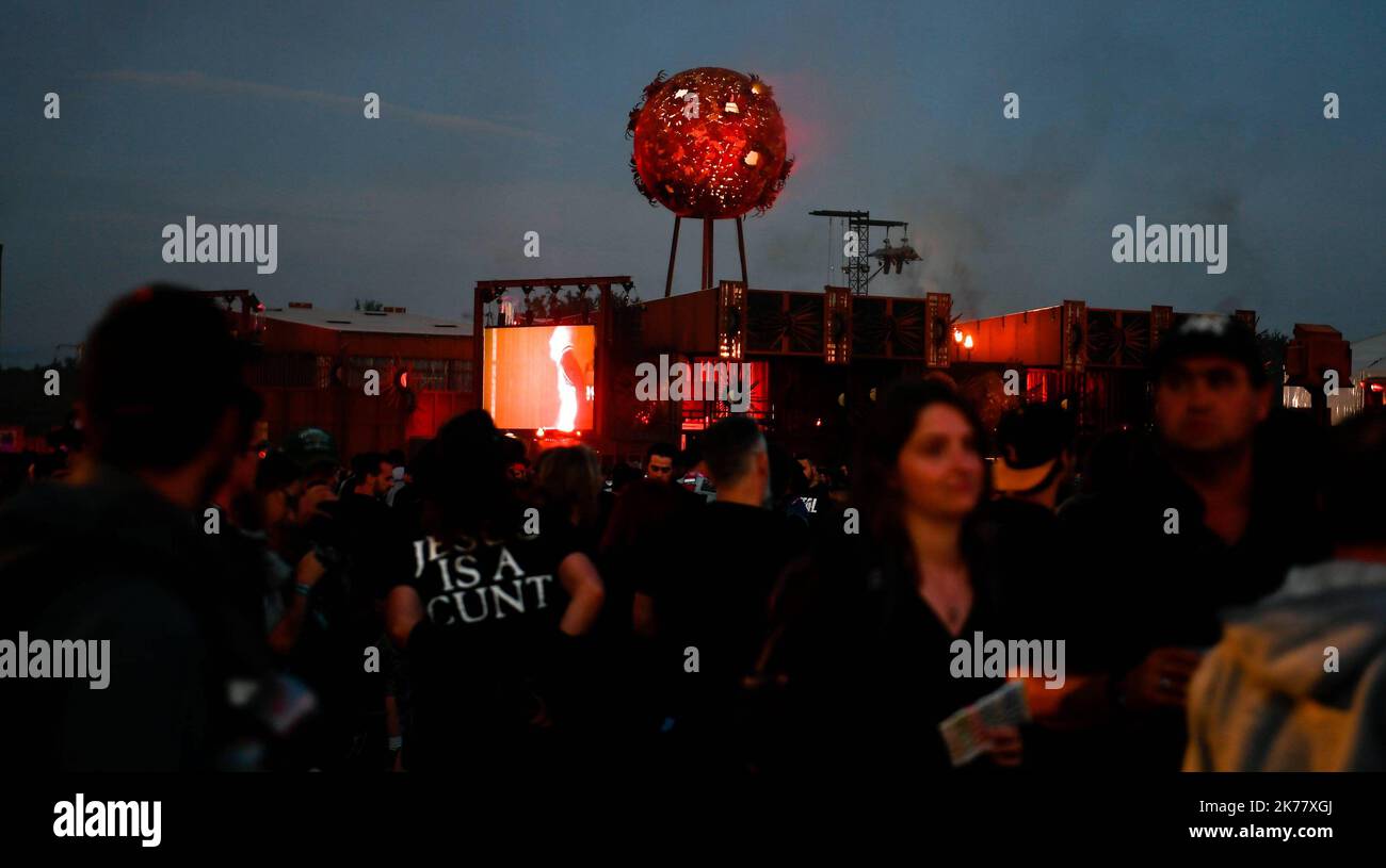 The Hellfest metal music festival in Clisson Stock Photo - Alamy