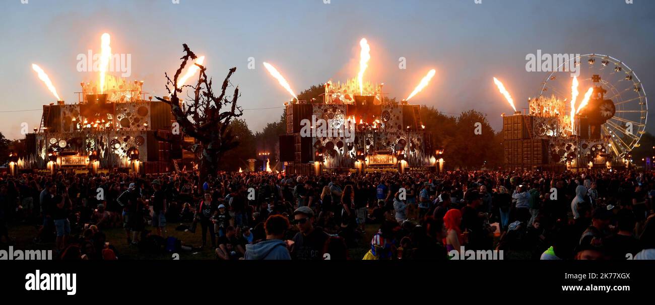 The Hellfest metal music festival in Clisson Stock Photo - Alamy