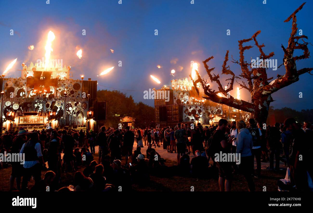The Hellfest metal music festival in Clisson Stock Photo - Alamy