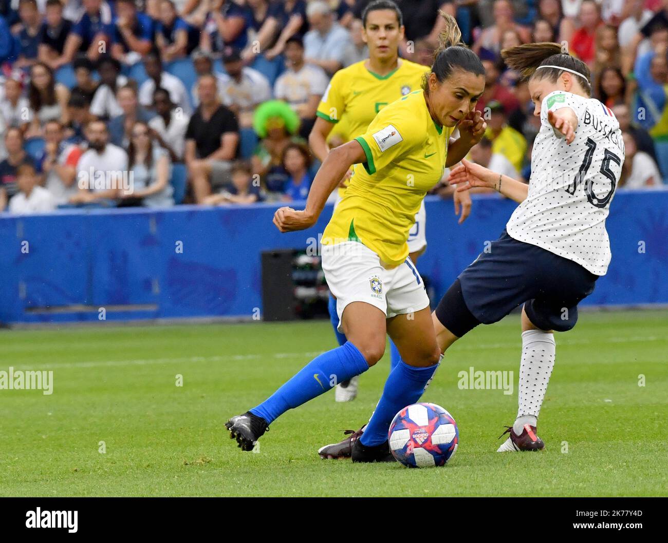Brazil's Marta Eighth-finals of the Women's World Cup Stock Photo - Alamy