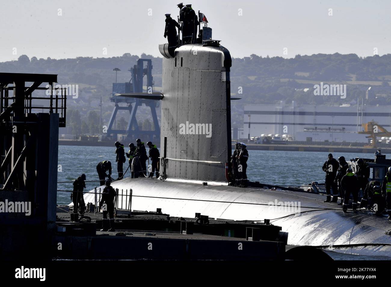 After 35 years of service, the Saphir nuclear attack submarine iis the ...