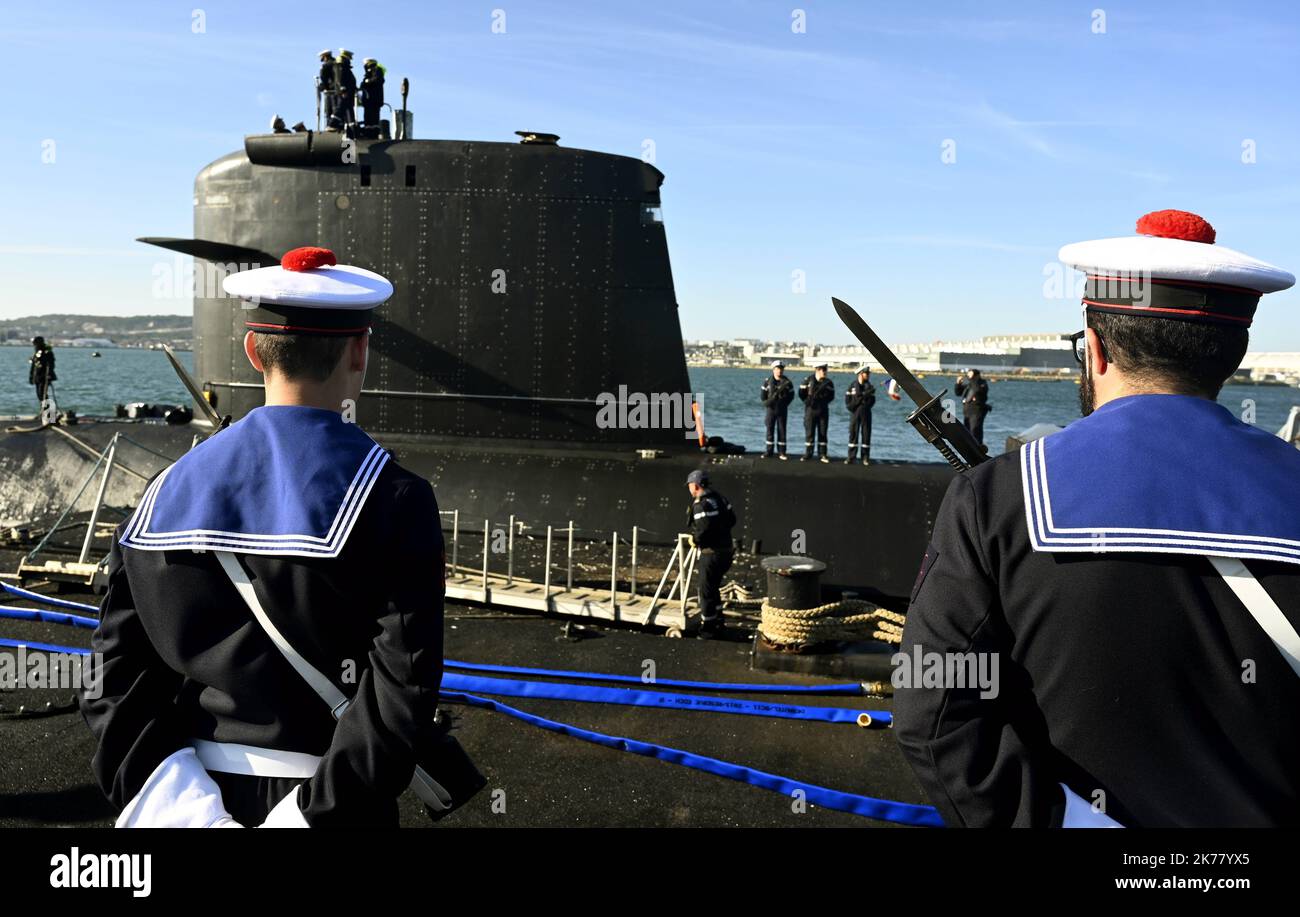 After 35 years of service, the Saphir nuclear attack submarine iis the ...