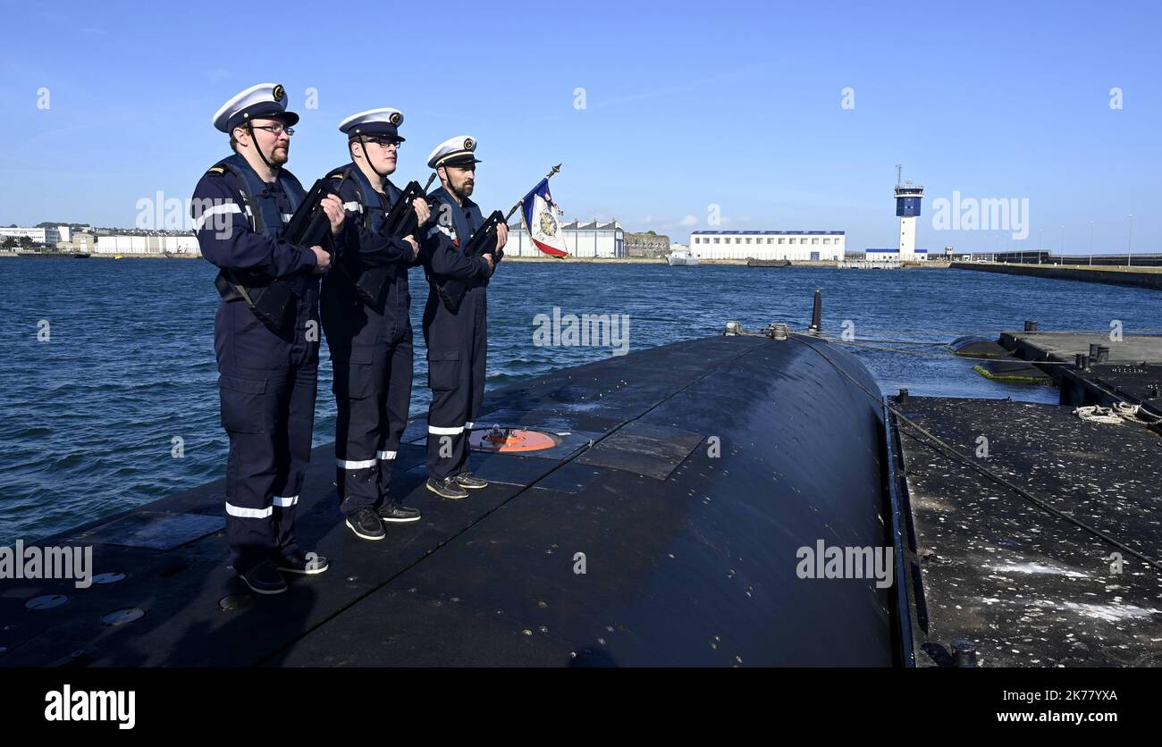 After 35 years of service, the Saphir nuclear attack submarine iis the ...