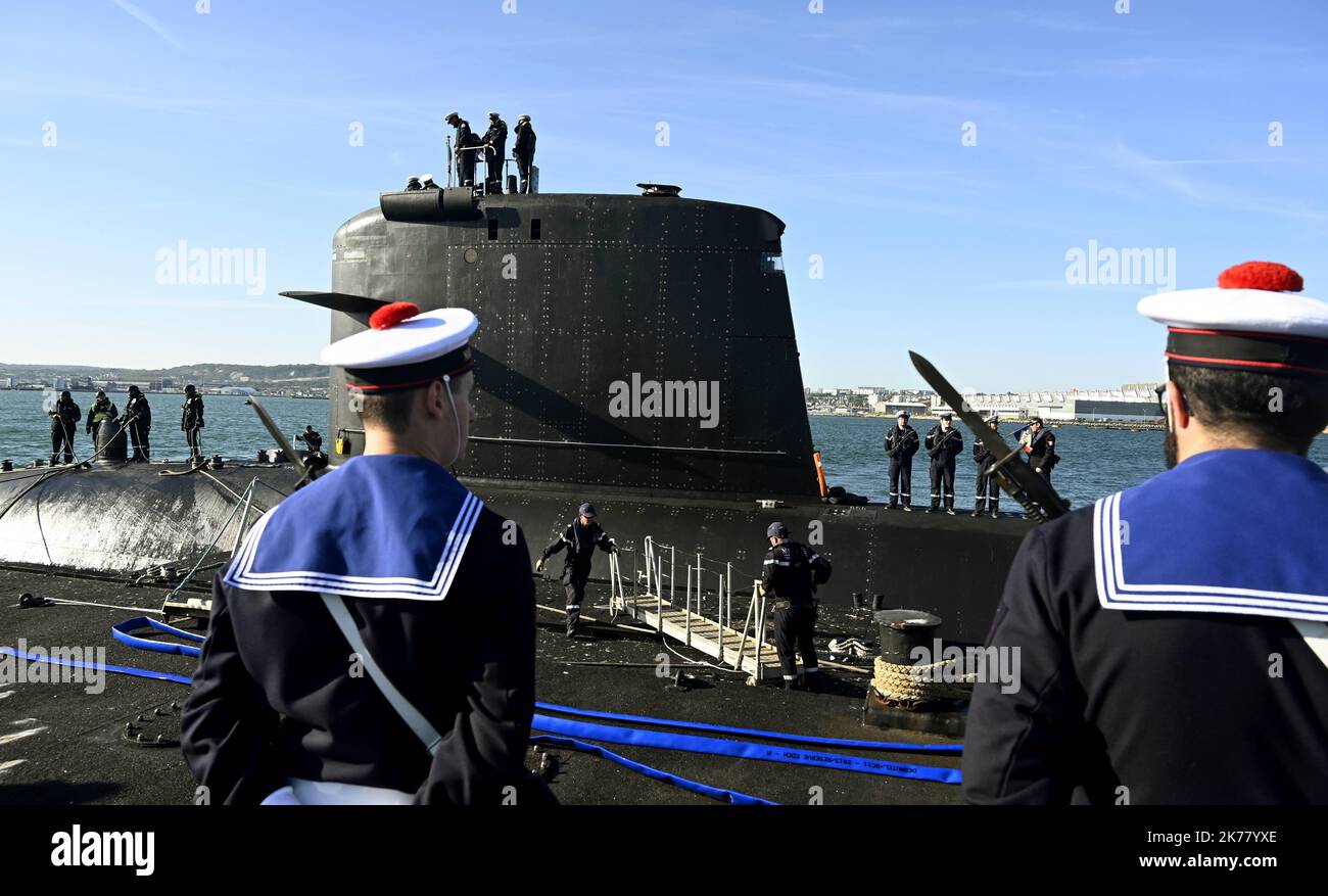 After 35 years of service, the Saphir nuclear attack submarine iis the ...