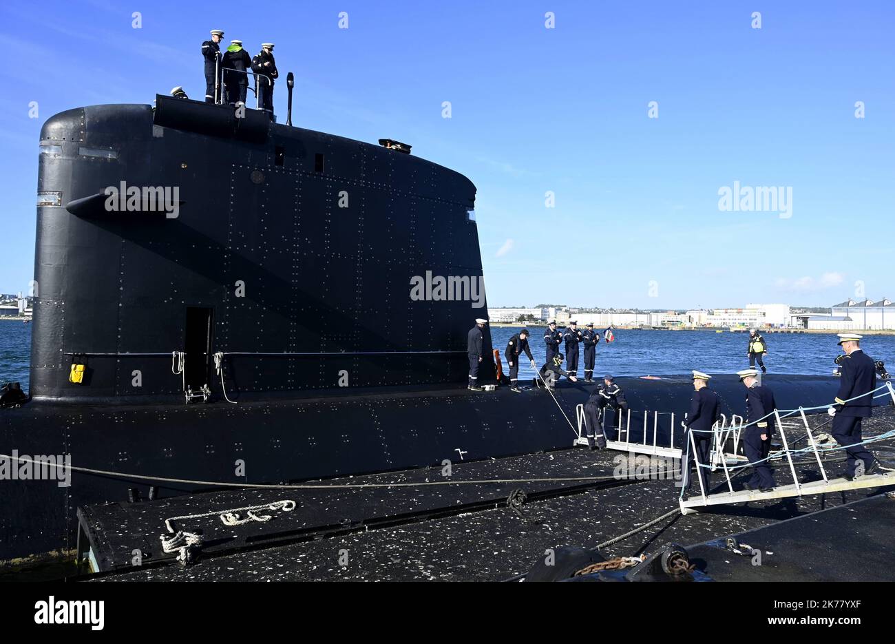 After 35 years of service, the Saphir nuclear attack submarine iis the ...