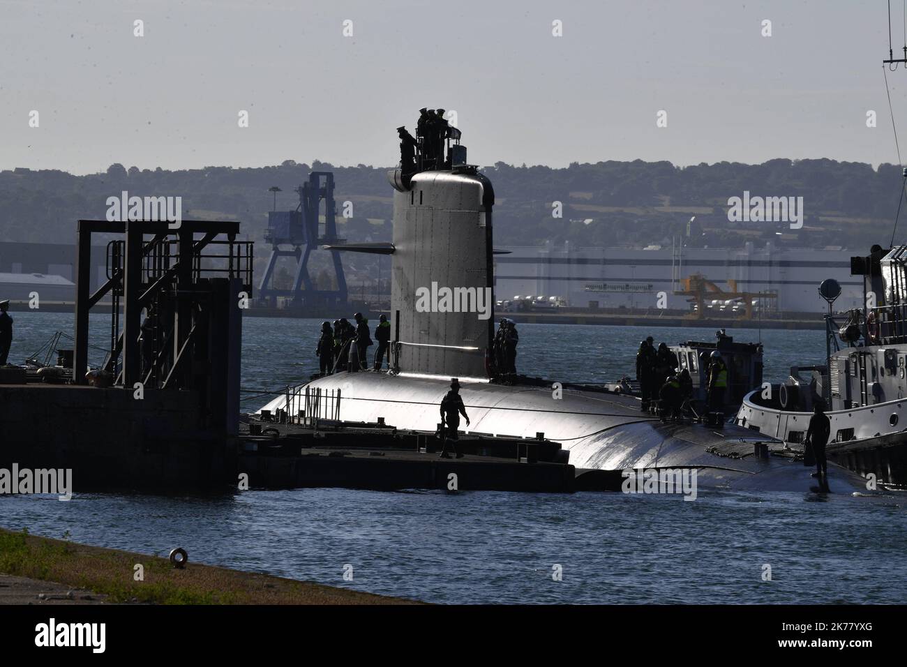 After 35 years of service, the Saphir nuclear attack submarine iis the ...