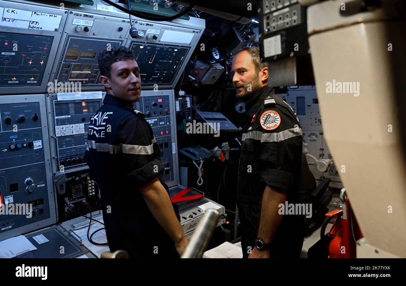 After 35 years of service, the Saphir nuclear attack submarine iis the ...