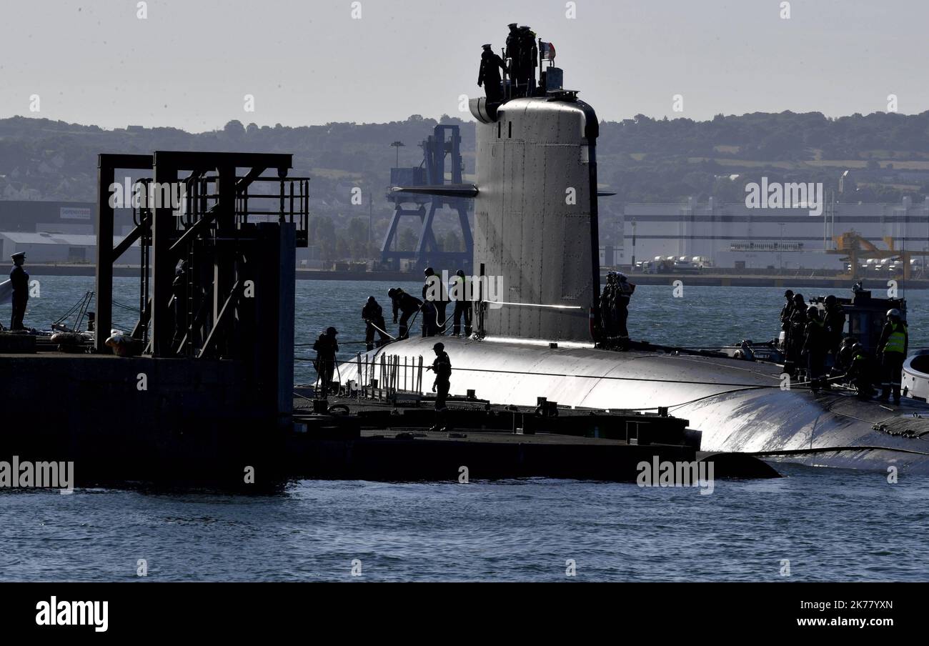 After 35 years of service, the Saphir nuclear attack submarine iis the ...