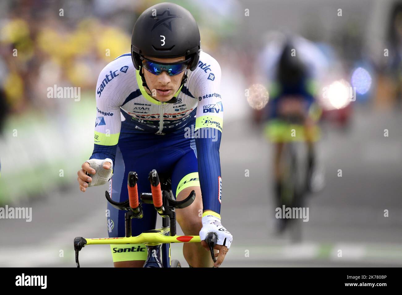 Guillaume MARTIN of the Wanty Gobert Cycling Team Stock Photo - Alamy