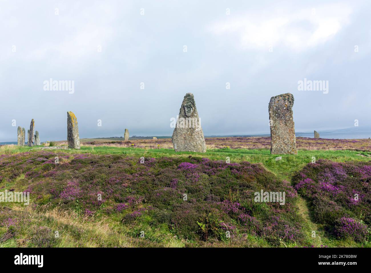 Ring of Brodgar, Neolithic henge and stone circle , Mainland, Orkney ...