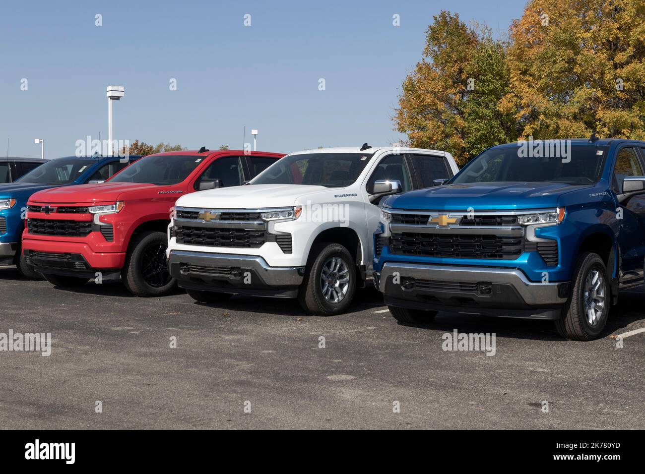 Plainfield - Circa October 2022: Chevrolet Silverado 1500 display ...