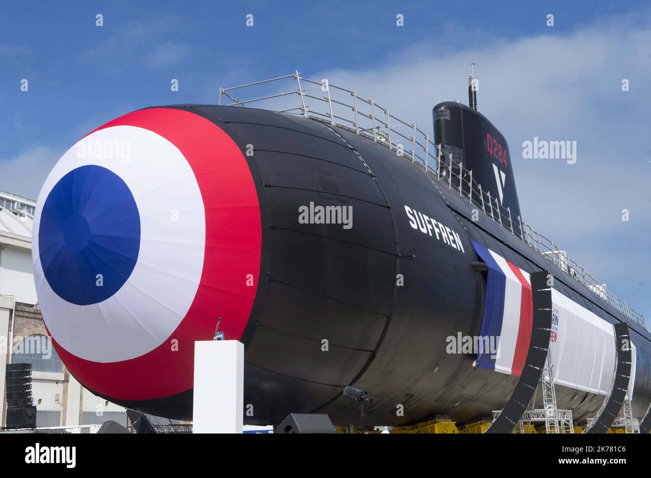 new French nuclear 99-metre-long black steel monster submarine 'Suffren ...