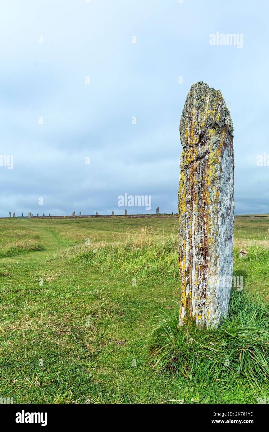 Comet Stone and Ring of Brodgar, Neolithic henge and stone circle ...