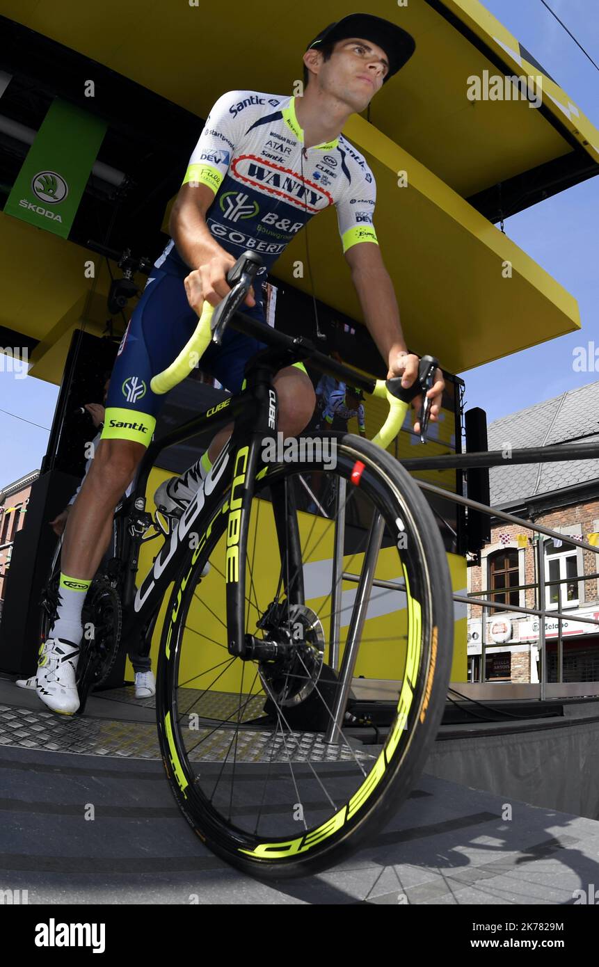 Guillaume MARTIN. PHOTO Alexandre MARCHI Stock Photo - Alamy