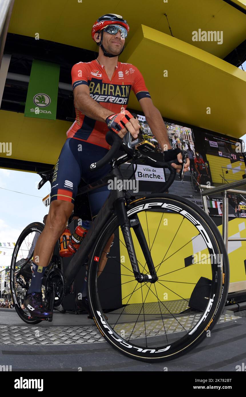 Vincenzo NIBALI. PHOTO Alexandre MARCHI Stock Photo - Alamy