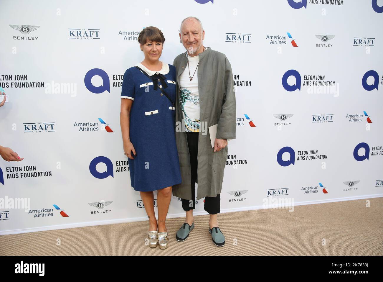 Pande Townshend attending the Elton John Aids Foundation Midsummer ...