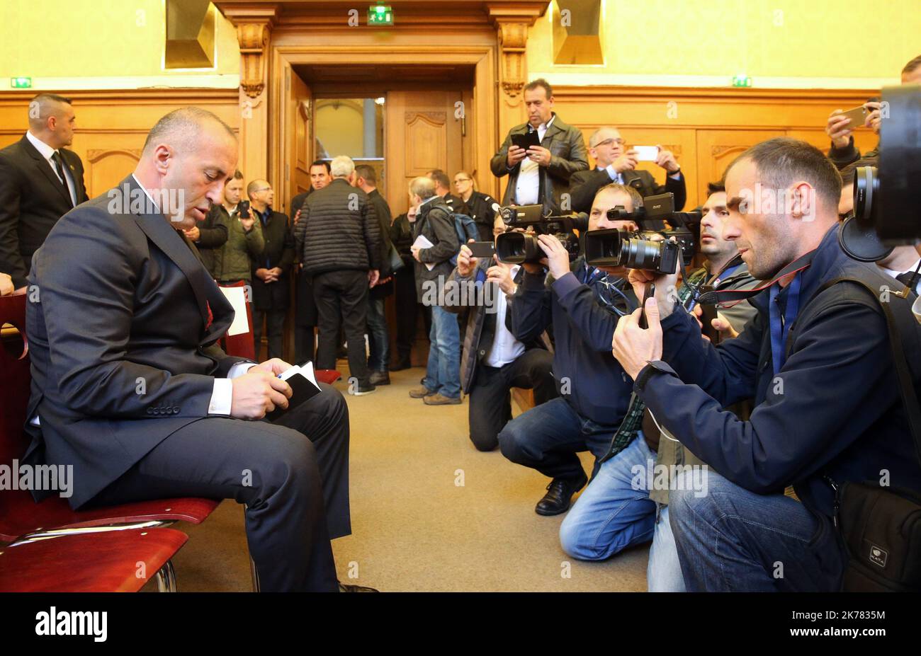 Kosovo prime minister ramush haradinaj hi-res stock photography and ...