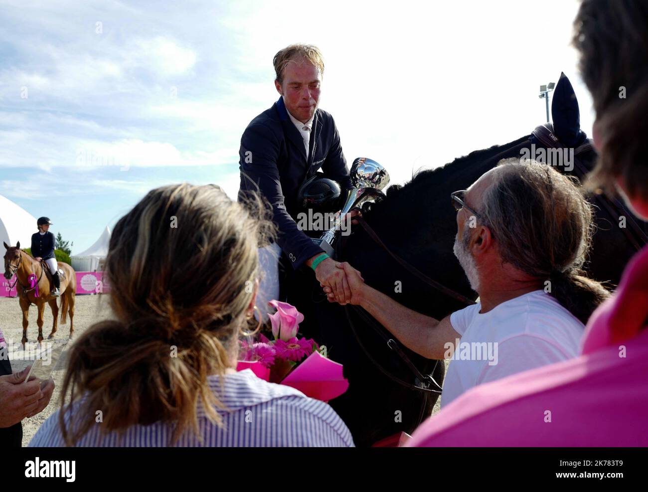 Hoficri Grand Prix 1.50m. Brice Brassard winner of the grand prize on ...