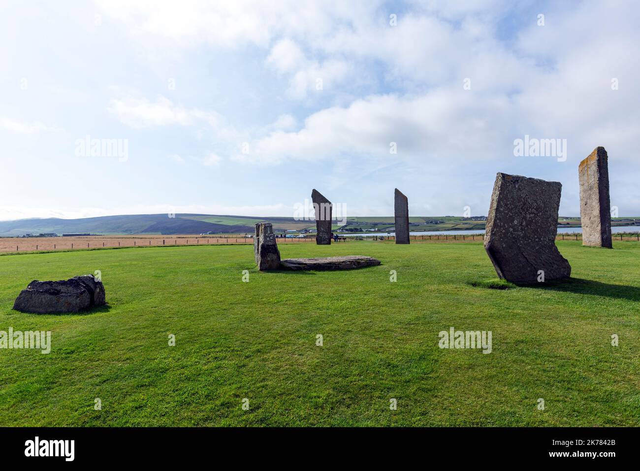 Stones of Stenness, Neolithic monument , Standing stones, mainland of ...