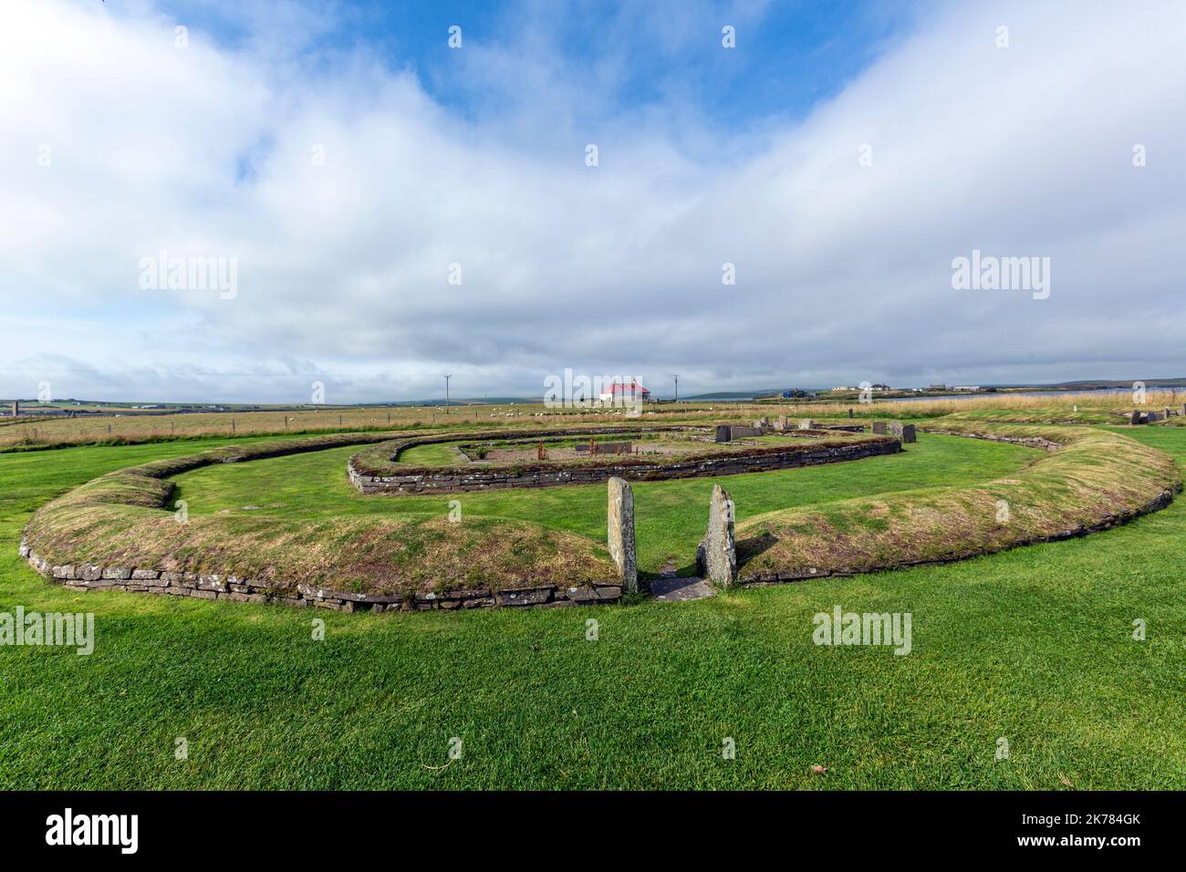 Neolithic Barnhouse Settlement , Loch of Harray, Orkney Mainland ...