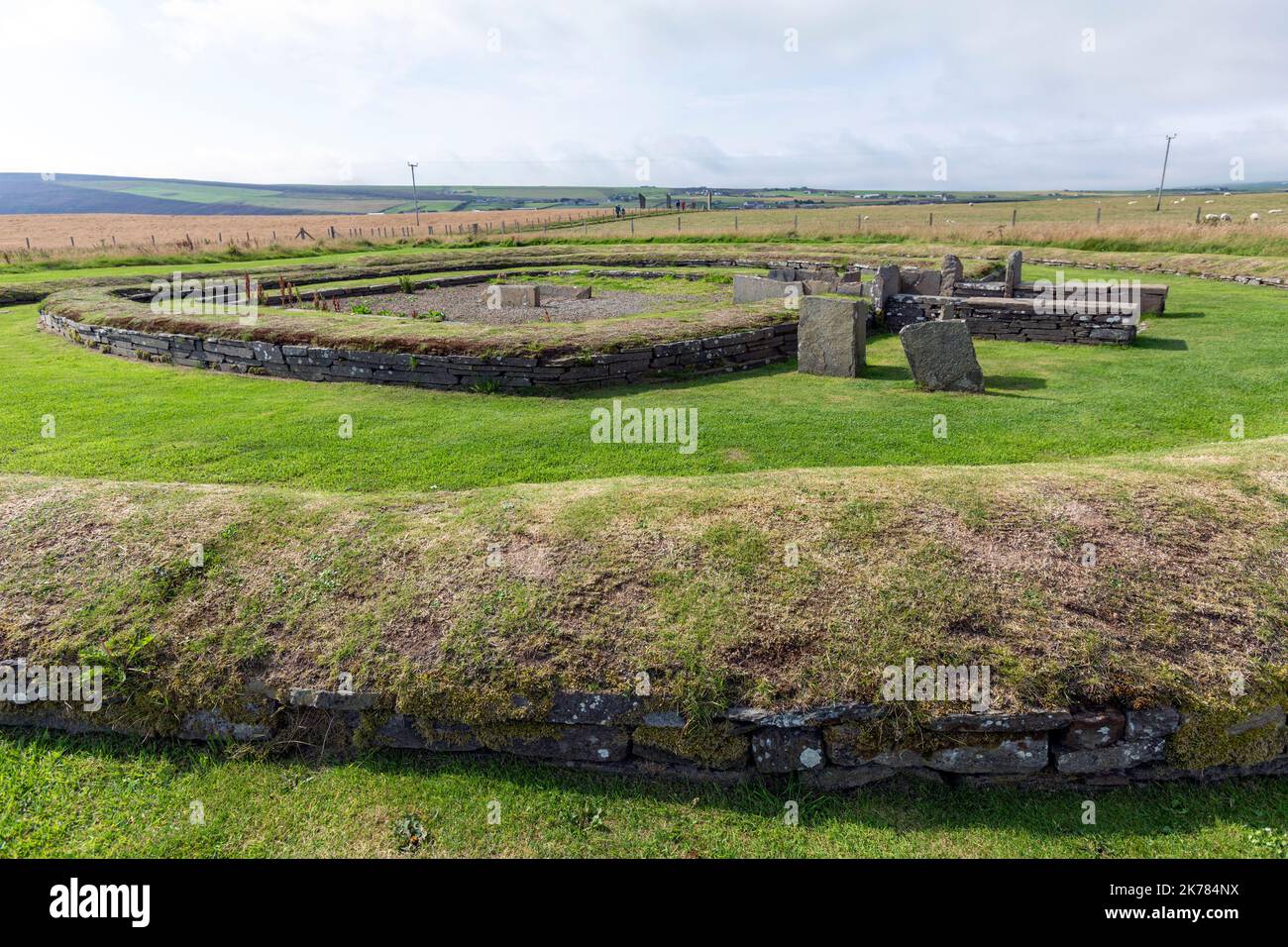 Neolithic Barnhouse Settlement , Loch of Harray, Orkney Mainland ...