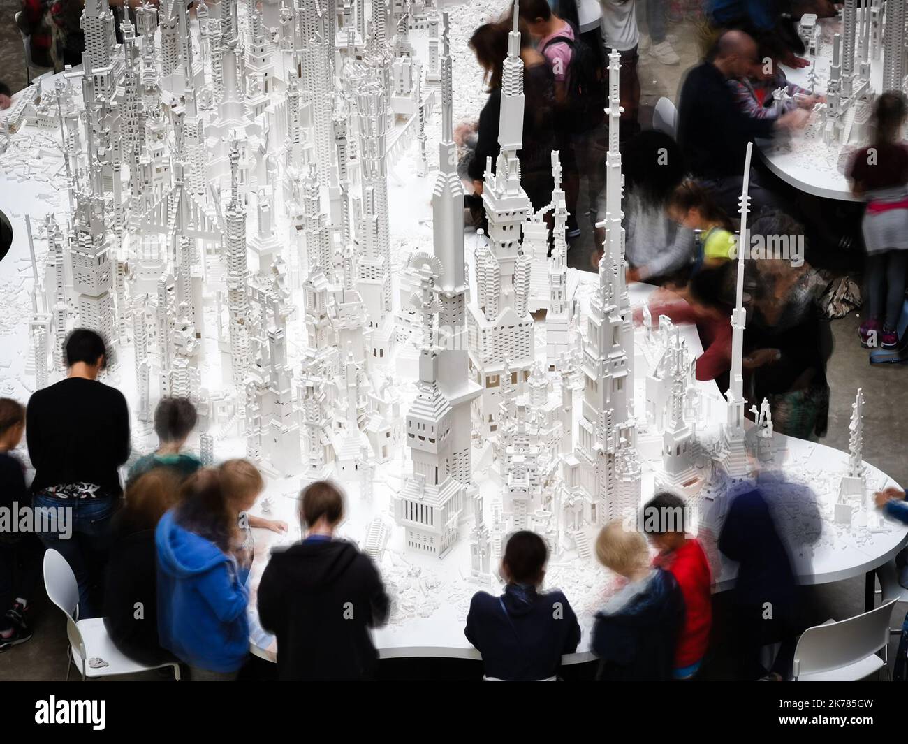 Olafur Eliasson returns to Tate Modern with tonne of white Lego.The ...