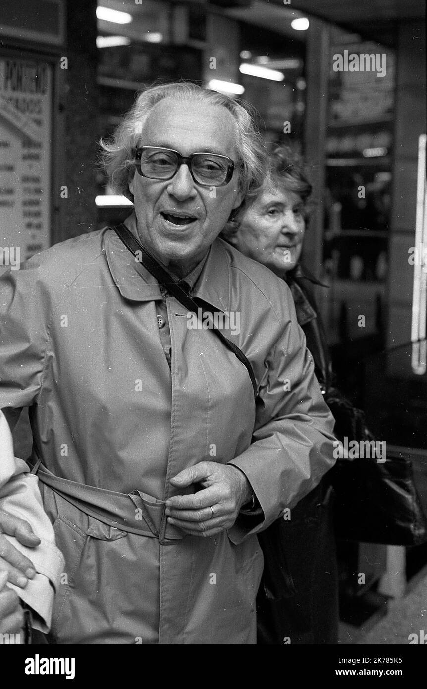 Anatole Saderman, Russian-Argentine photographer, in Buenos Aires, 1980 ...