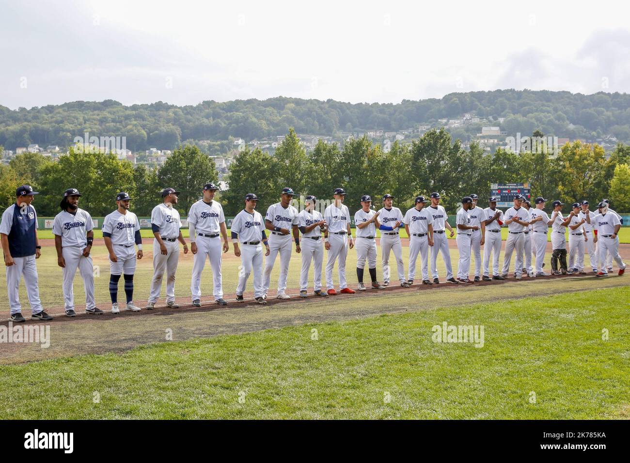 French starting line up is presented before the Yoshida Challenge ...