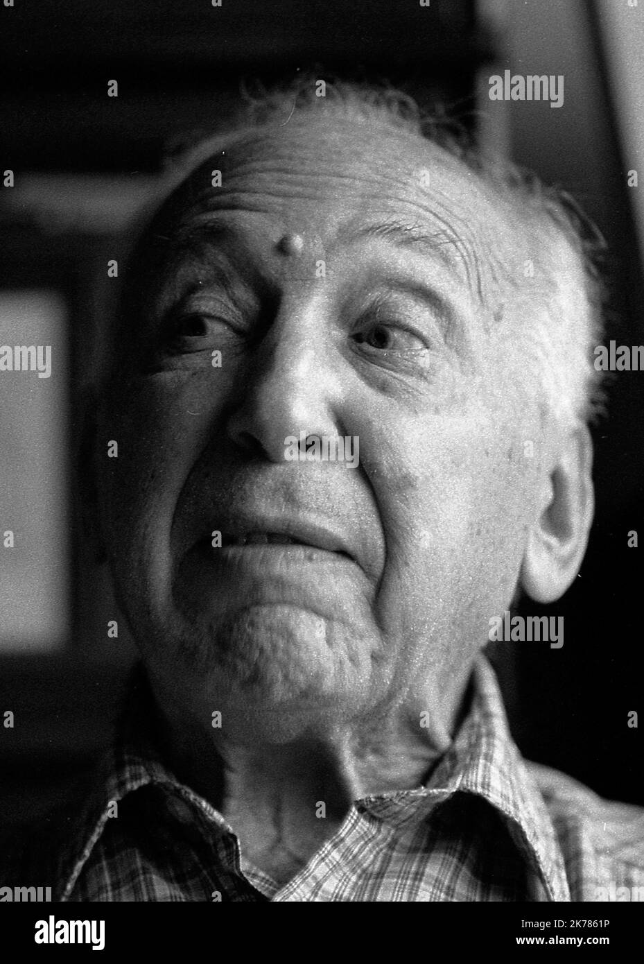 André Kertész, Hungarian photographer, in his New York City studio ...
