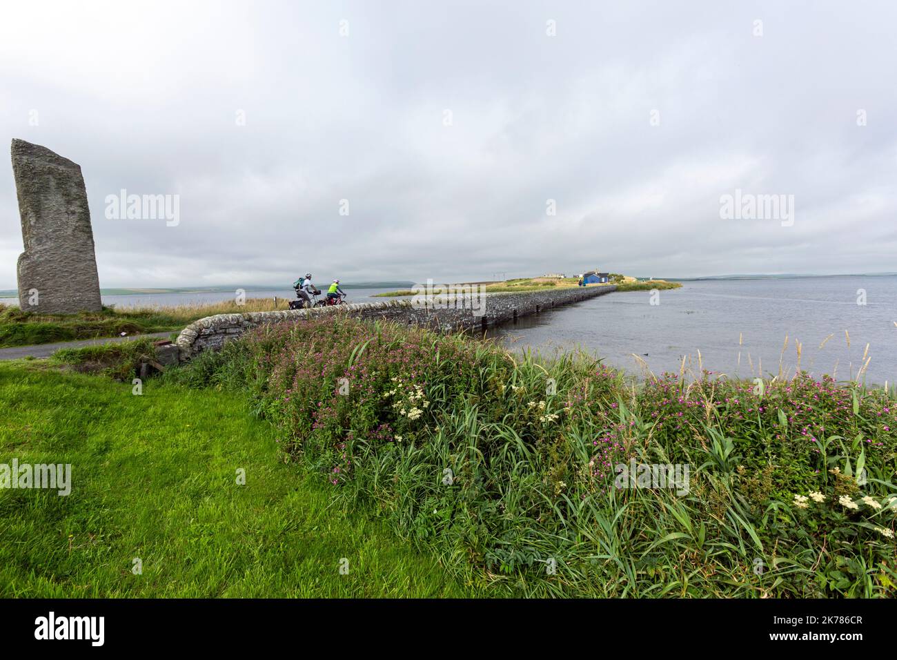 The Watch Stone, Standing Stone, Mainland, Orkney, Scotland, UK Stock ...