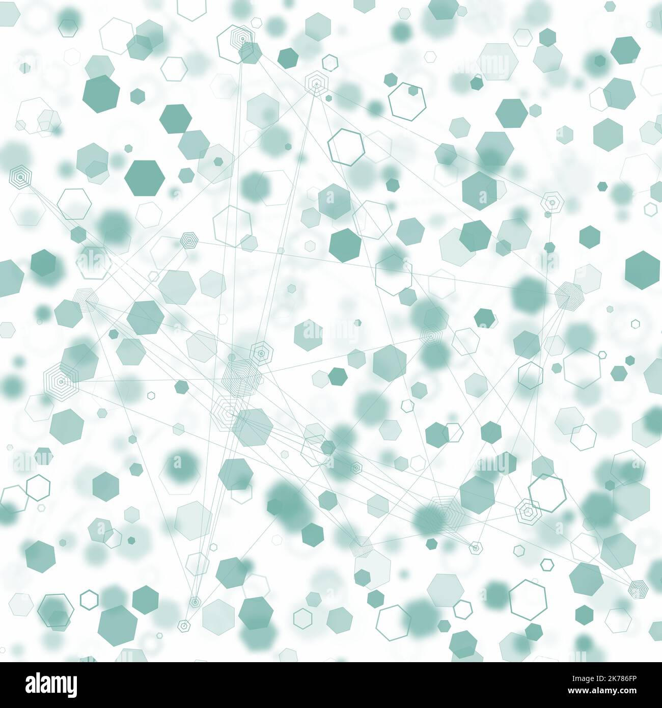 Hexagon pattern with dots seamless hi-res stock photography and images ...