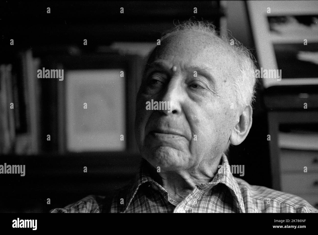André Kertész, Hungarian photographer, in his New York City studio ...