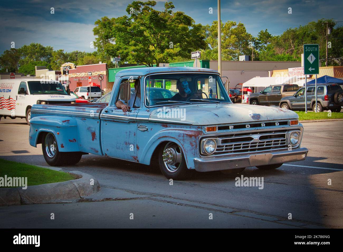 Classic Custom Pickup Truck Stock Photo - Alamy