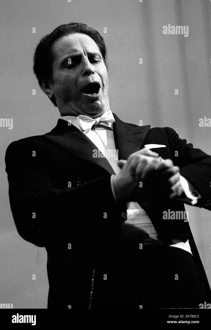 Recital singer Black and White Stock Photos & Images - Alamy