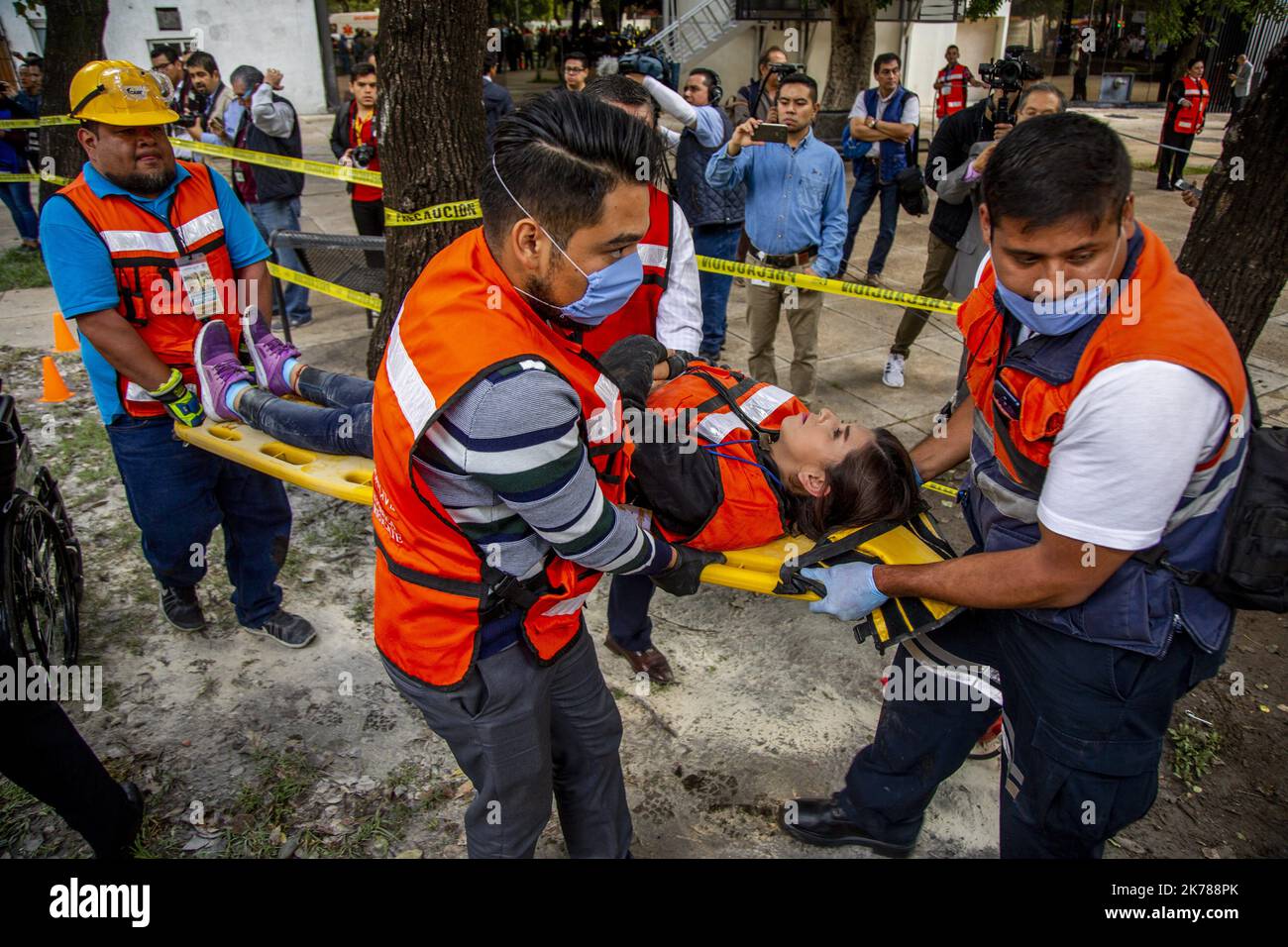 In commemoration of the second anniversary of the earthquake in Mexico ...