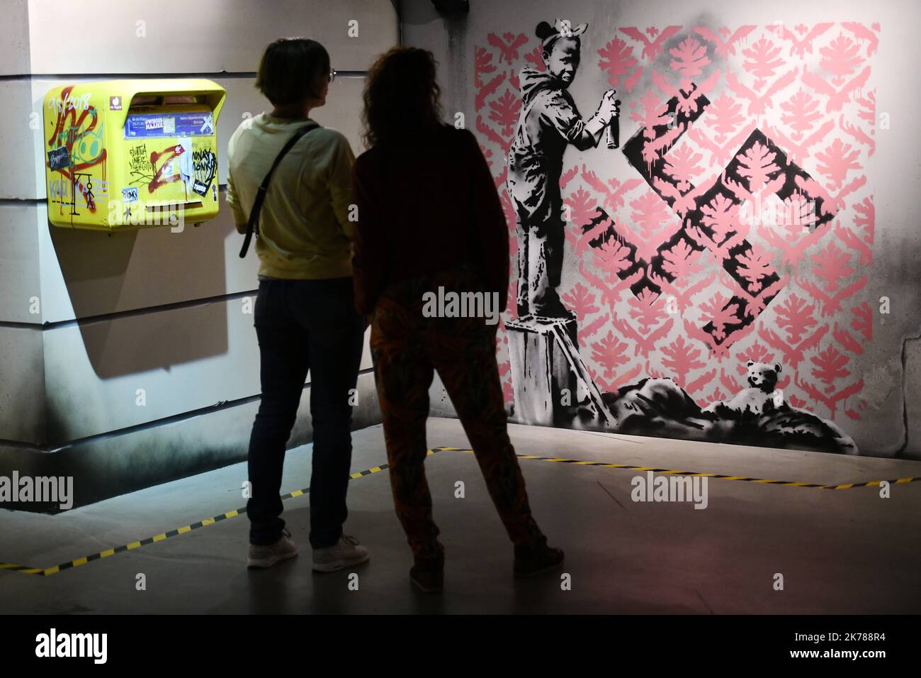 "The World of Banksy : The Immersive Experience" on display in Paris ...