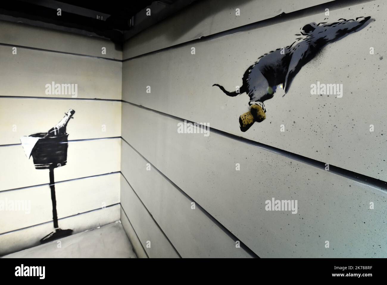 "The World of Banksy : The Immersive Experience" on display in Paris ...