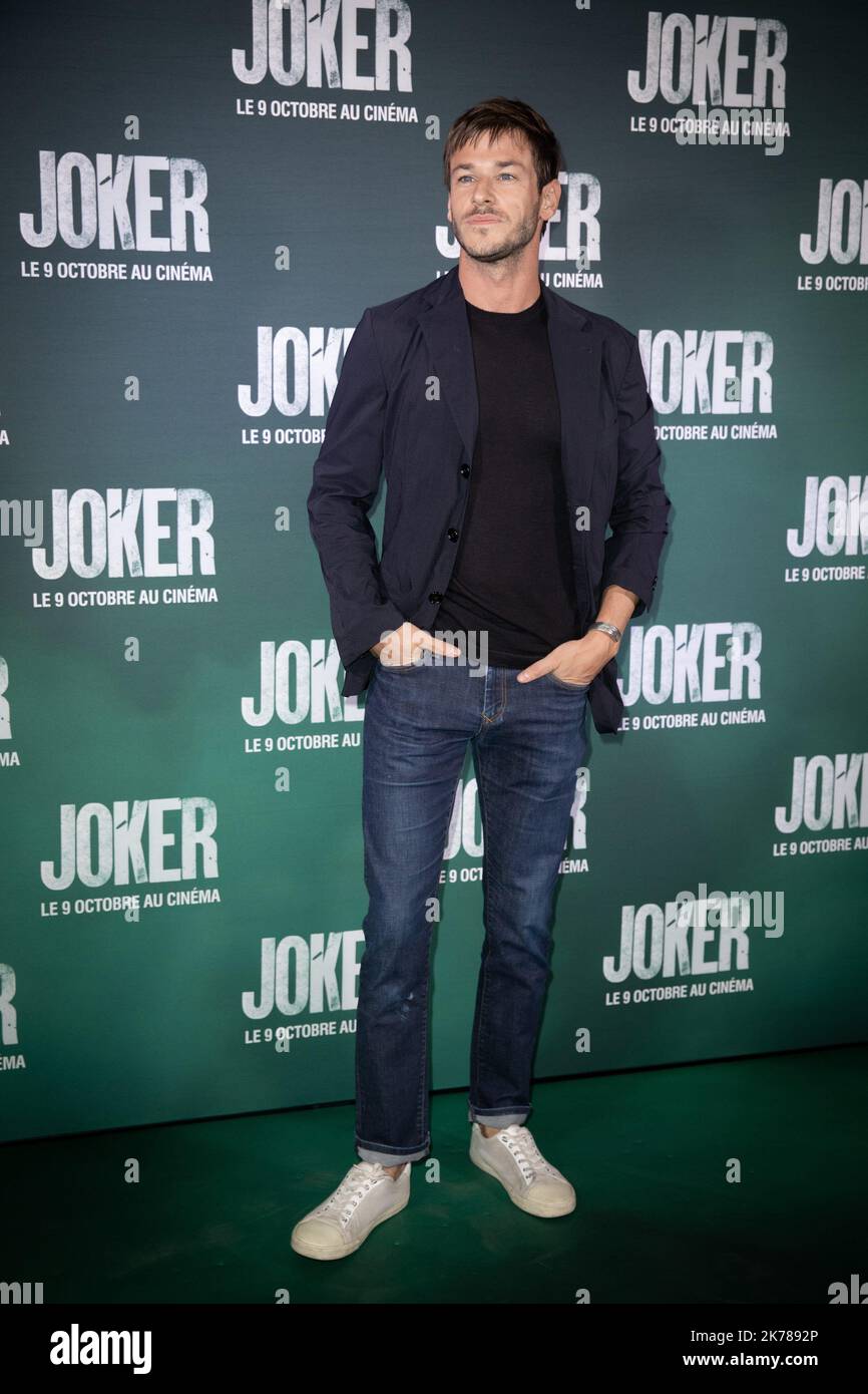Gaspard Ulliel Photo LP / Fred Dugit - Joker premiere in Paris, France ...