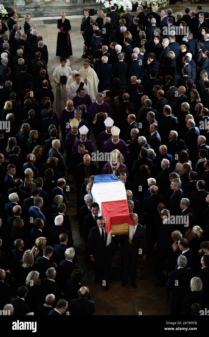 Pool/ ELIOT BLONDET/Maxppp, France, Paris, 2019/09/30 The coffin of the ...