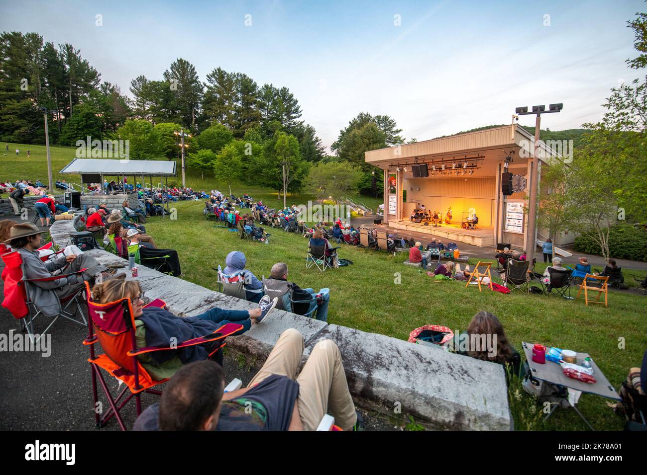 Dori Freeman and the Winston Salem Symphony performing on stage at Blue ...