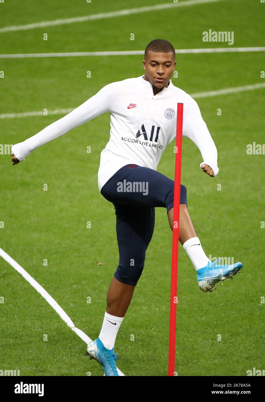 KYLIAN MBAPPE - 30/09/2019 - A day before GALATASARAY - PSG PARIS, team ...