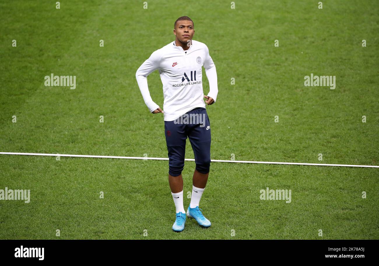 KYLIAN MBAPPE - 30/09/2019 - A day before GALATASARAY - PSG PARIS, team ...