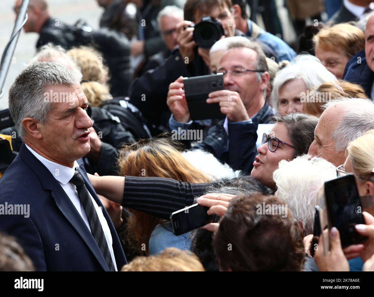 Former French president Jacques Chirac Funeral at the Eglise Saint ...