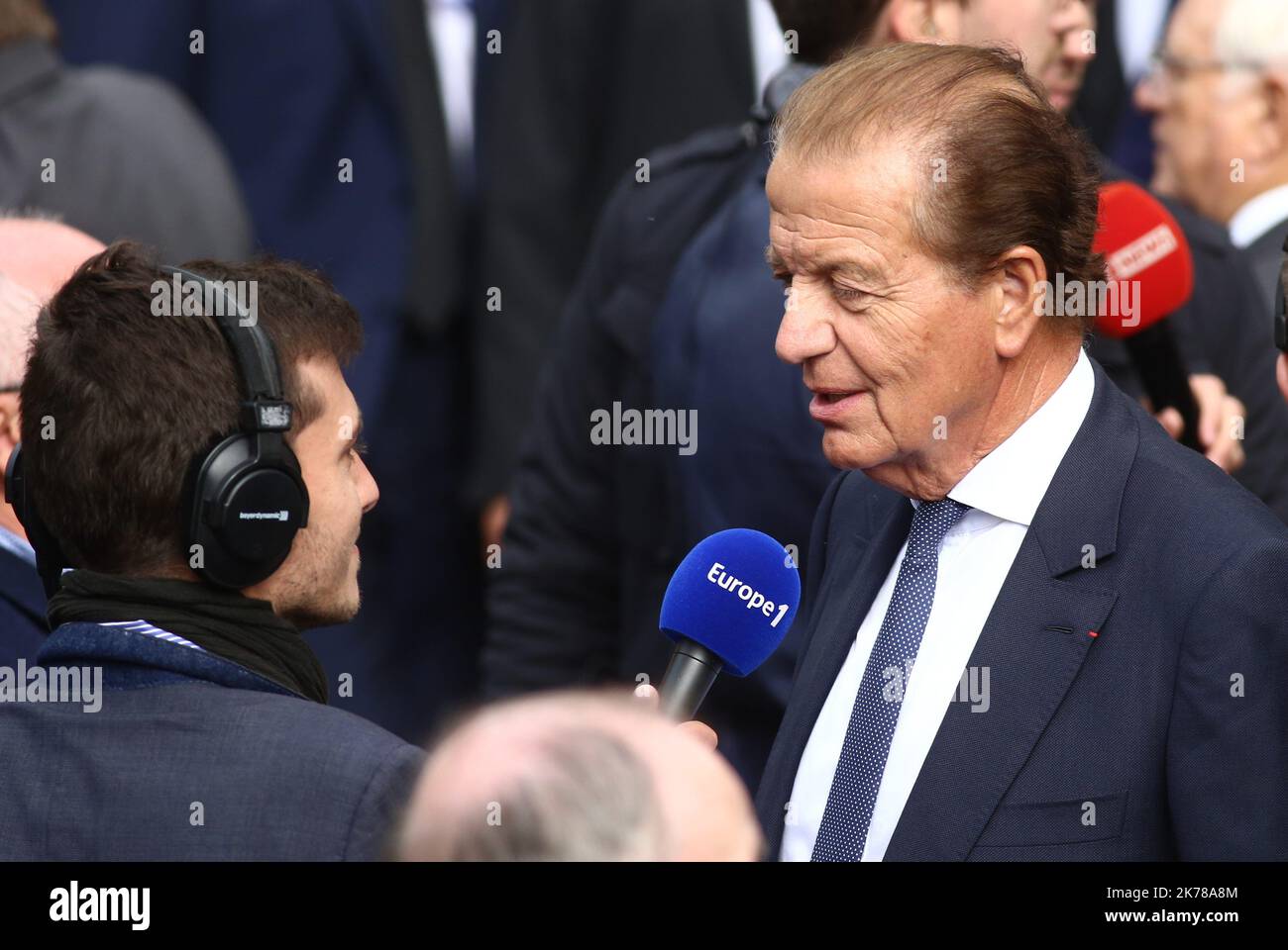 Former French president Jacques Chirac Funeral at the Eglise Saint ...