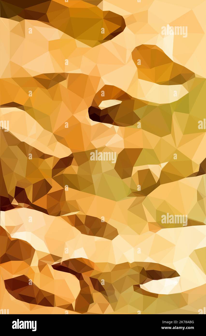 Military background. Camouflage texture as vector in low poly art Stock ...