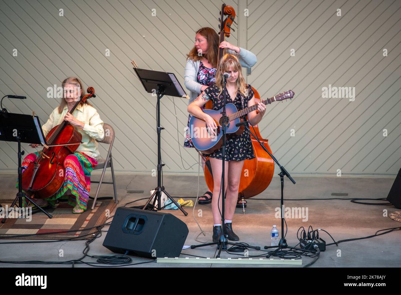 Dori Freeman and the Winston Salem Symphony performing on stage at Blue ...