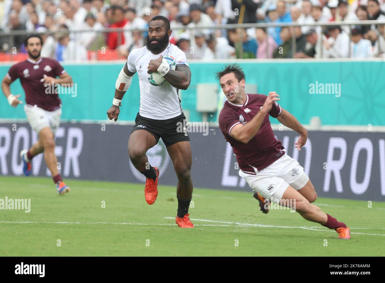 Semi Radradra in Fidji during the World Cup Japan 2019, Pool D rugby ...