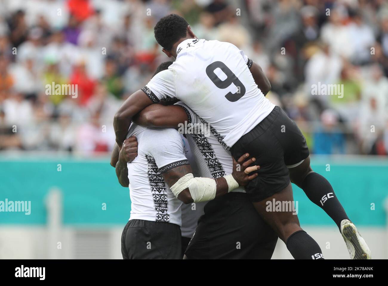 A general view of match action during the World Cup Japan 2019, Pool D ...
