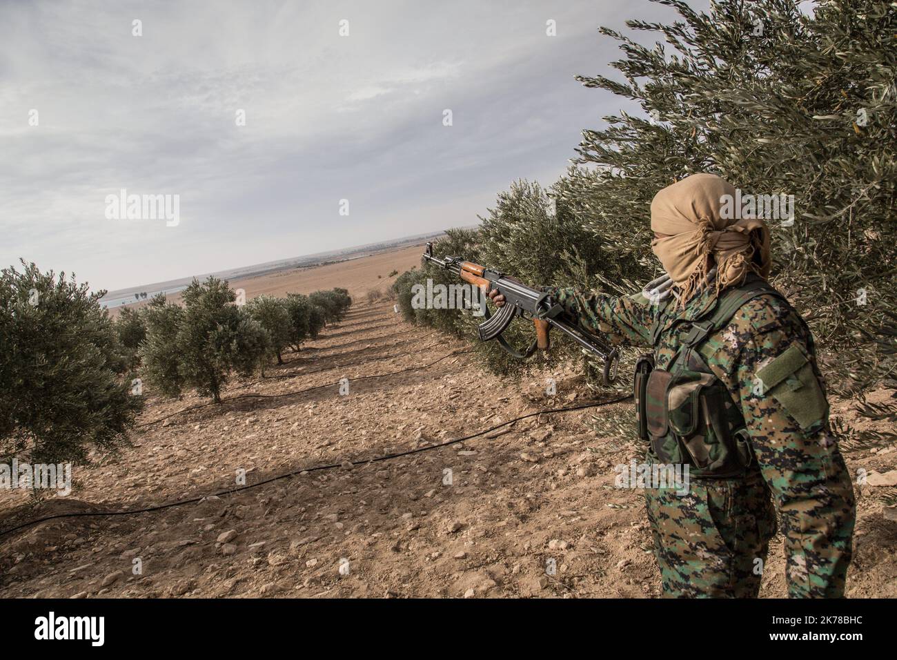 The SDF (Syrian Democratic Forces) with YPG (kurds) took back the ...